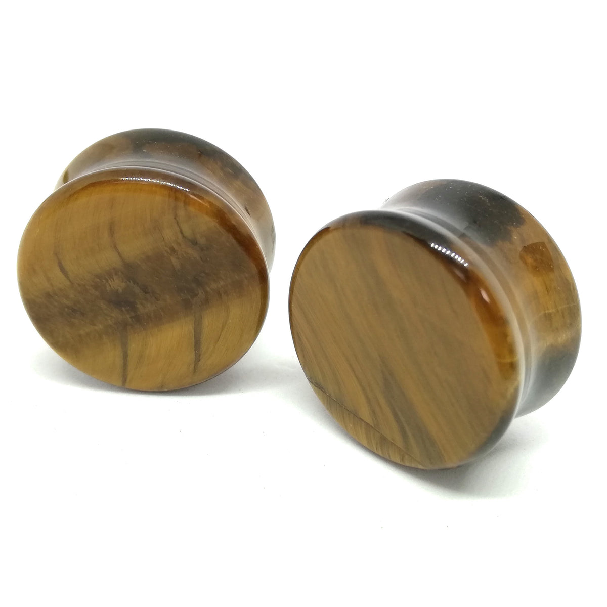 Brown Tiger's Eye Stone Plug – The Plug Store South Africa